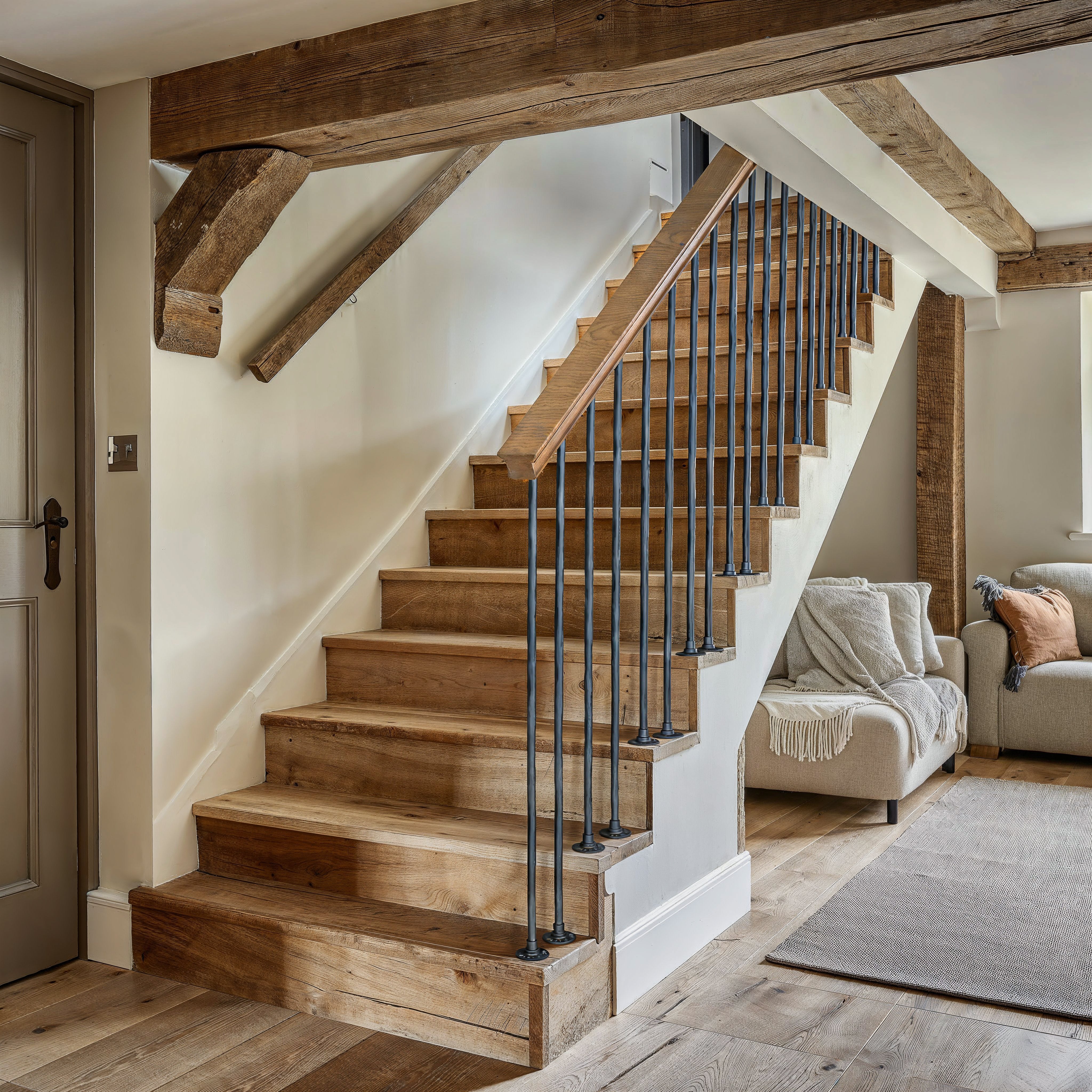 Wrought Iron handrail stair railing spindle Balusters – middlefarmcrafts